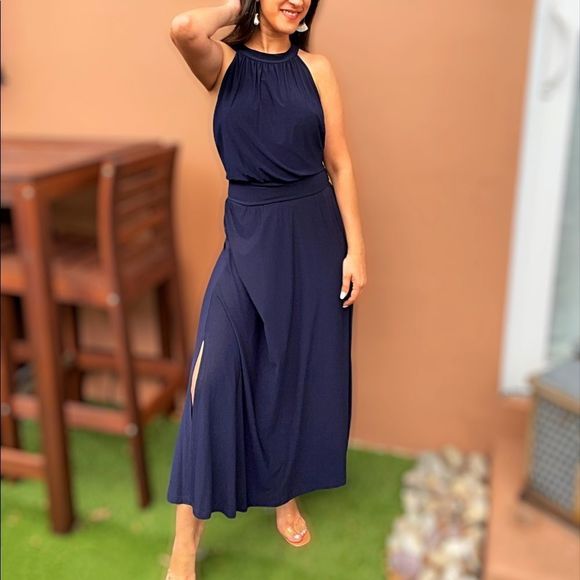 Gilli | Dresses | Something Blue Midi Dress | Poshmark